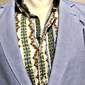 Etro | Shirts | Etro Spa Italy Dress Shirt 44 Button Down Ls | Poshmark